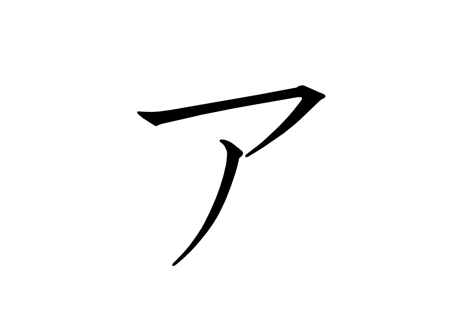 「ア」【Katakana】